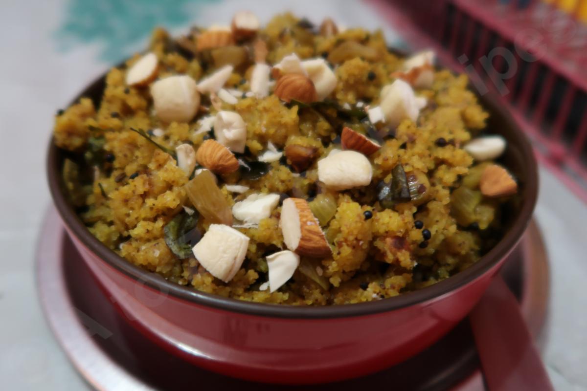 Upmaa Recipe - A to Z Food Recipes